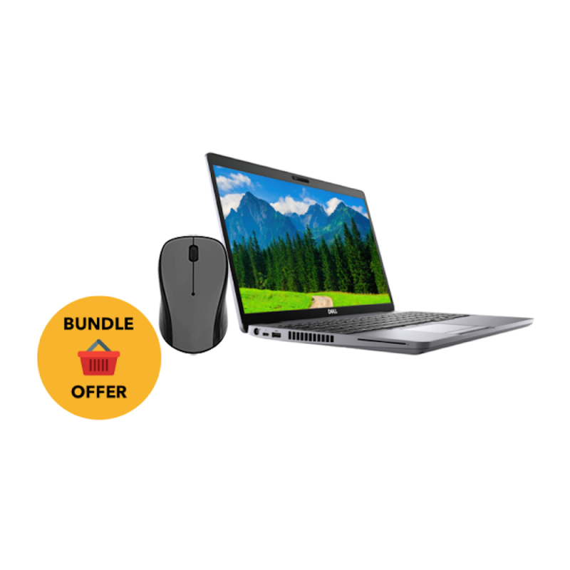 Dell Latitude 5510 Core i5 10th Gen Bundle with Mouse (Refurbished - G ...